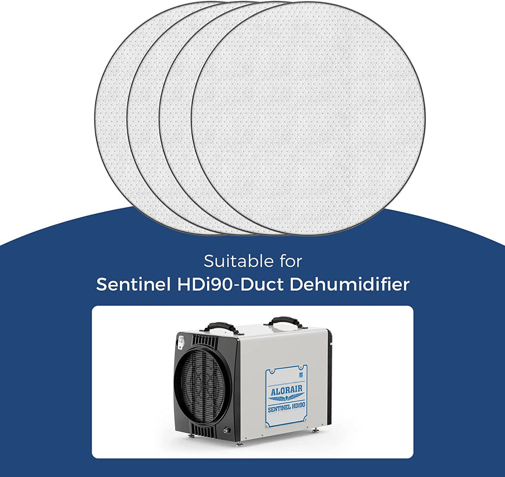 AlorAir MERV-8 Filter for Basement Dehumidifiers Sentinel HDi90-Duct S ...